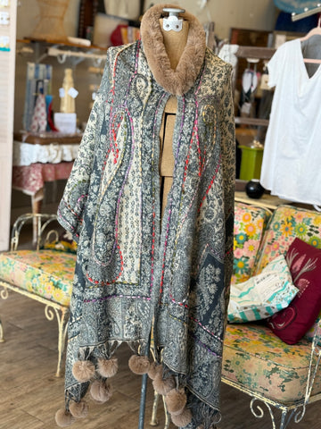 Wanderlust Whimsy Cape - Dusty Blue – Poetry Tea Dollhouse